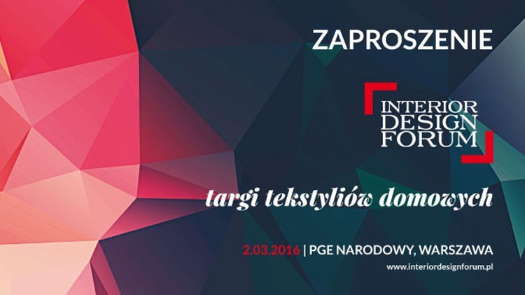VIII Interior Design Forum – już za miesiąc - Portal wnętrzarski ...